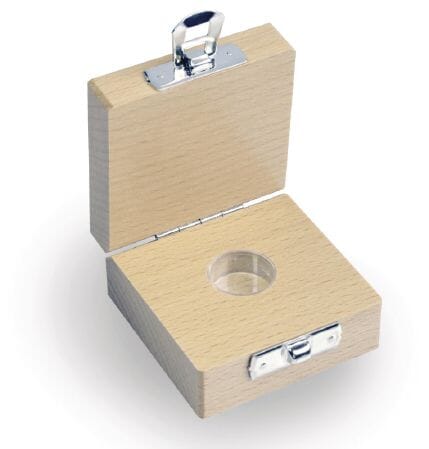 Etui til milligram lodd E1 - treboks - VEKT 1 AS - Vekter, mikroskop og ...